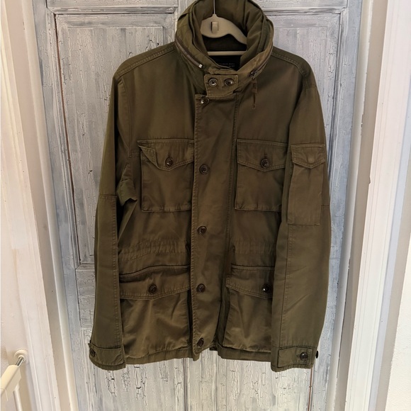 J. Crew | Jackets & Coats | J Crew Military Field Jacket In Olive ...